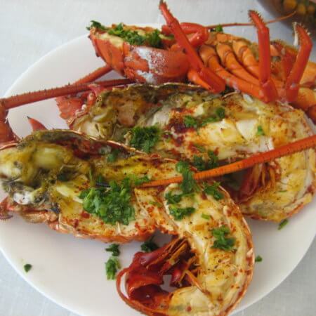 Langoustines with a Roast Garlic & Lemon Butter - Scottish Shellfish